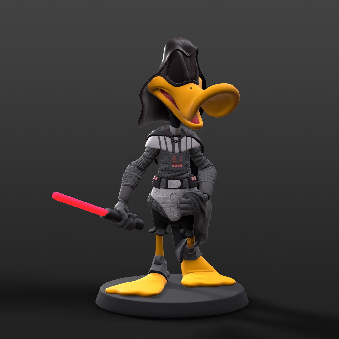 ArtStation - Daffy Duck - Darth Vader