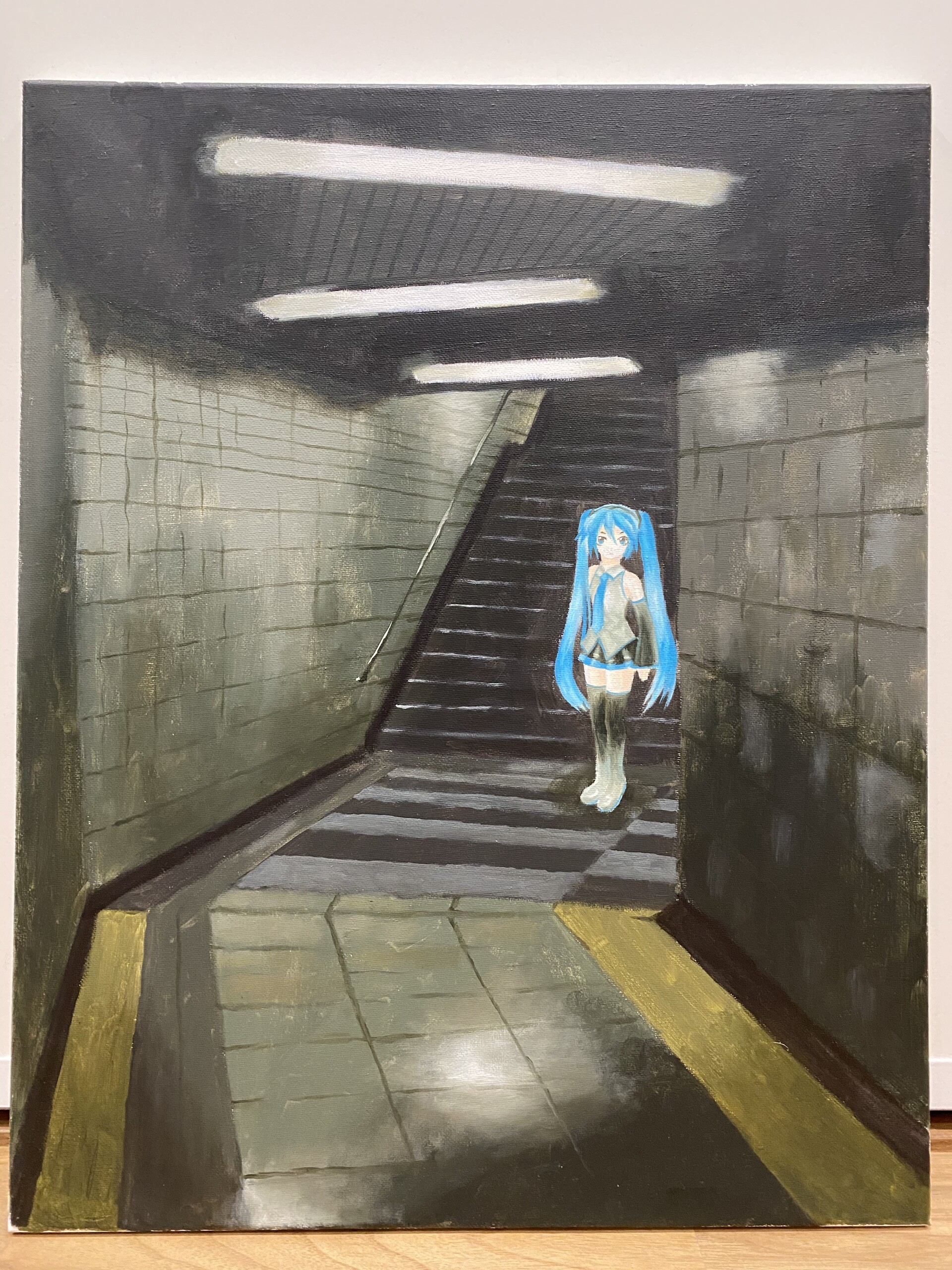 ArtStation - Miku subway