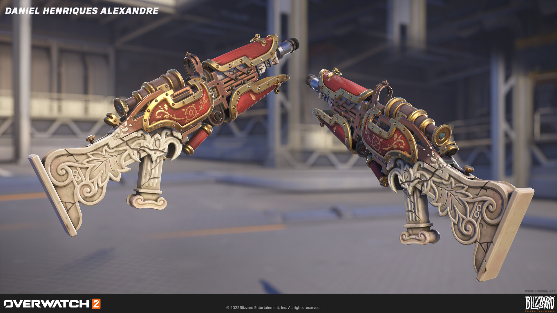 Daniel Alexandre - Overwatch 2 - Medusa Widowmaker Weapon Skin