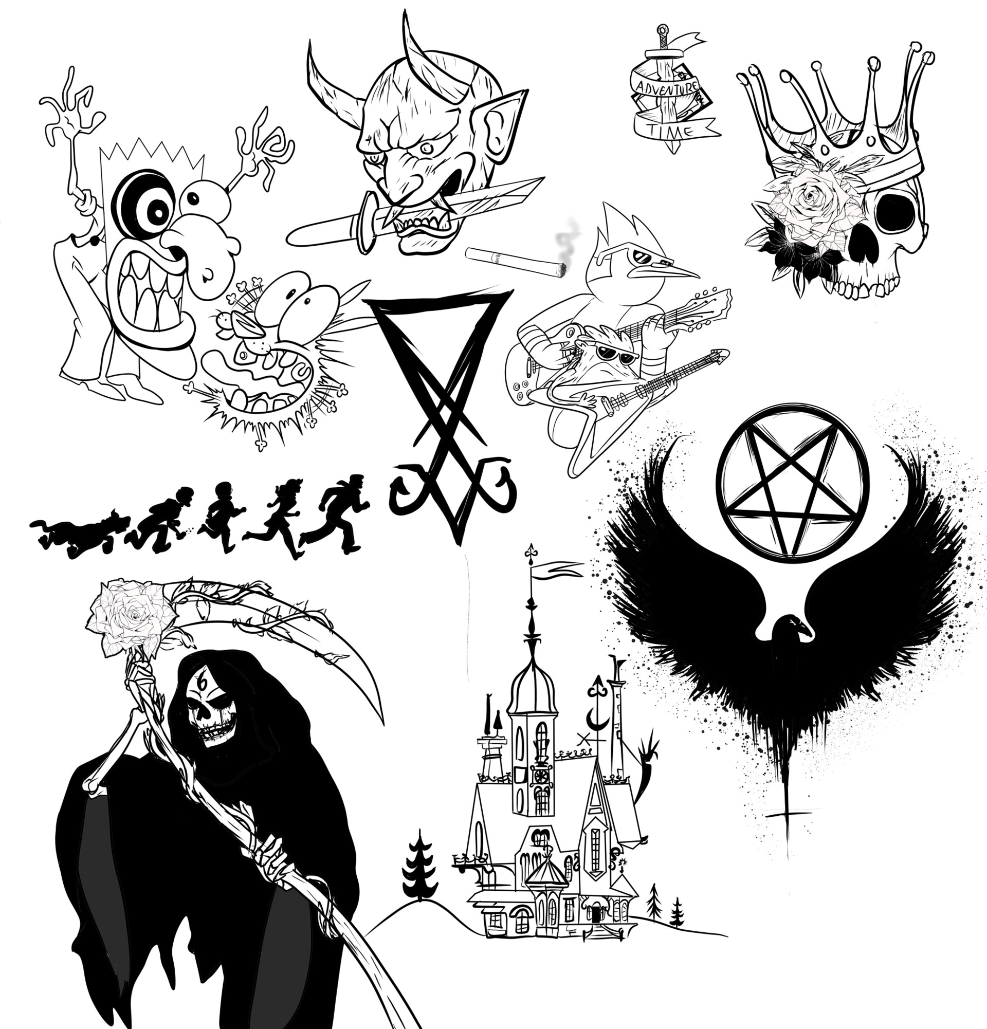 ArtStation - tattoo designs