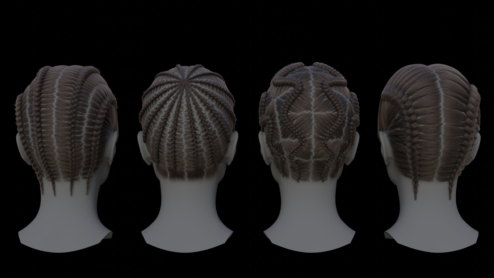 Steve U. - Houdini Procedural Braids