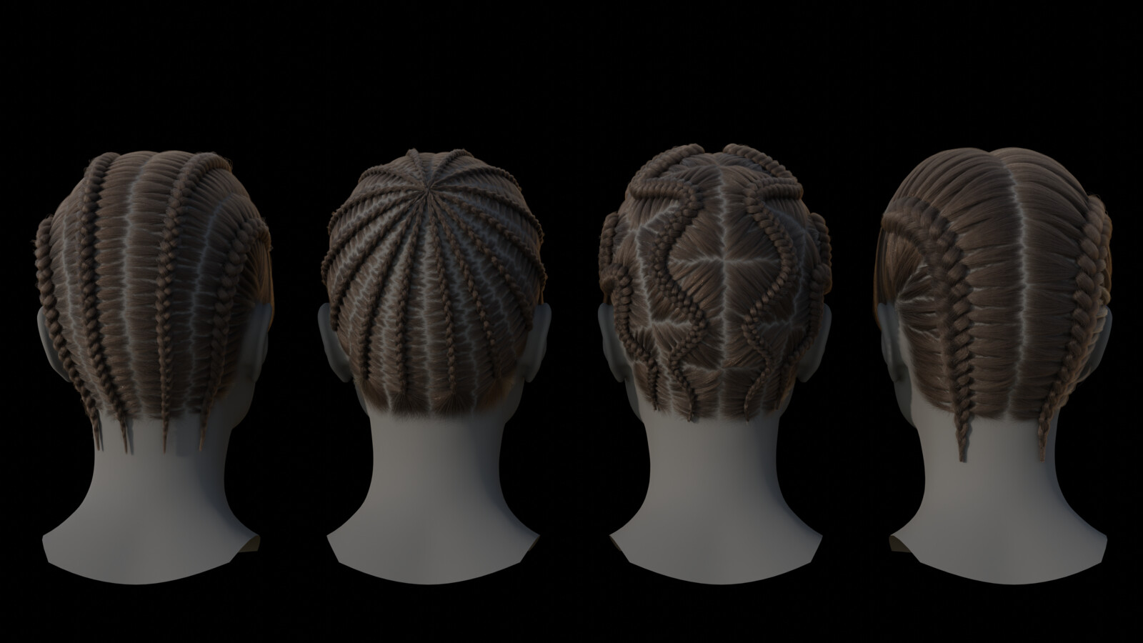 Steve U. - Houdini Procedural Braids