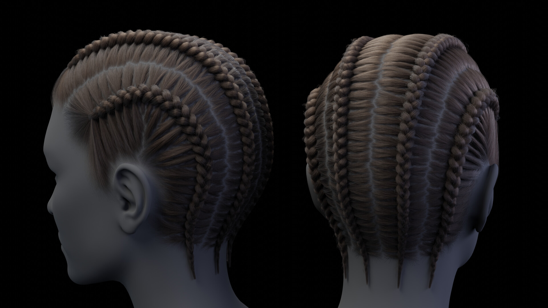 Steve U. - Houdini Procedural Braids