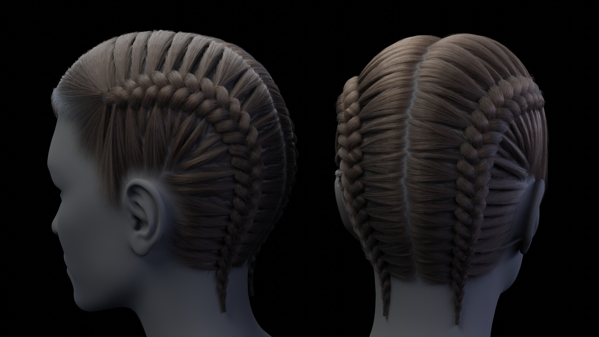 Steve U. - Houdini Procedural Braids