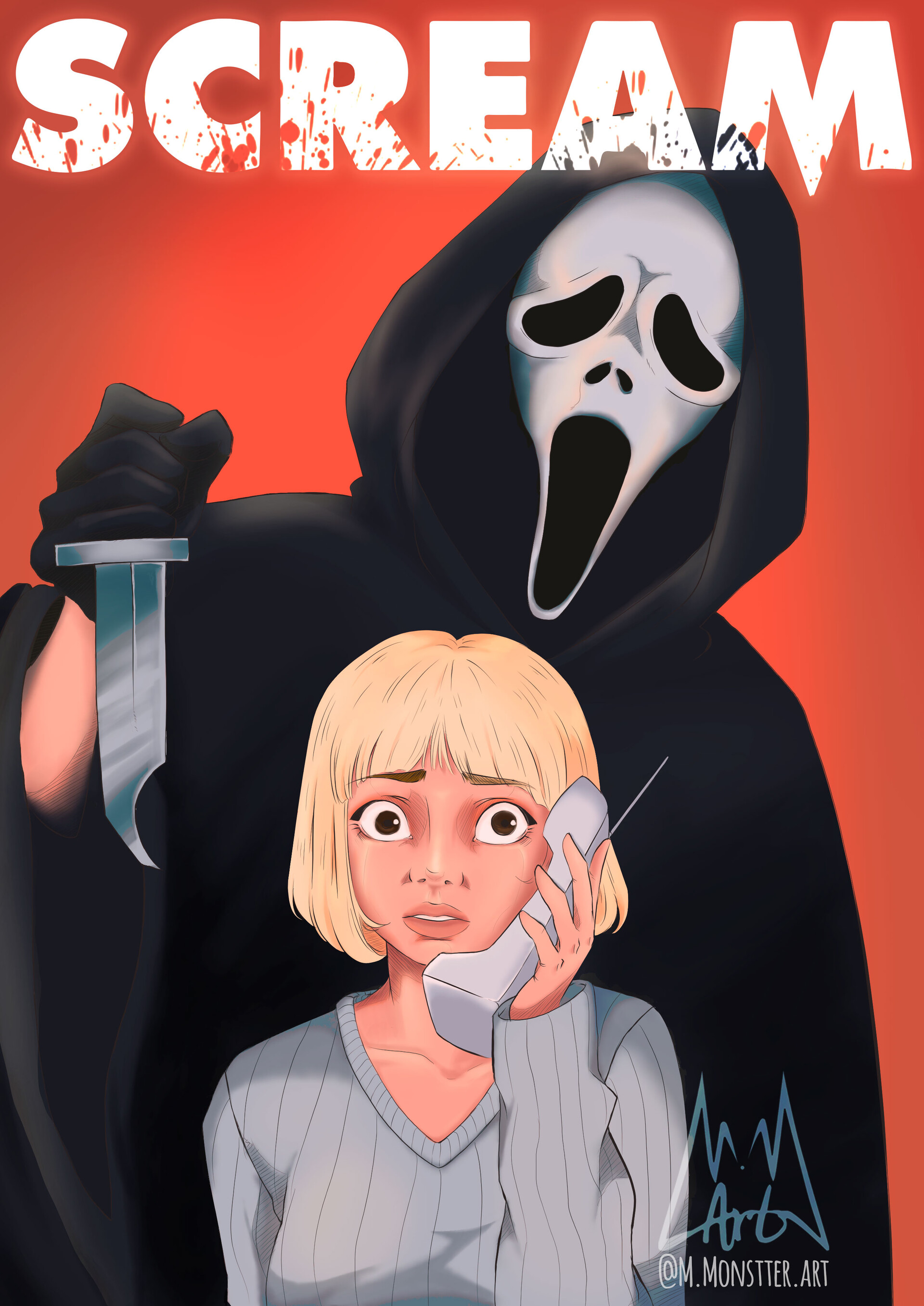 scream fan poster