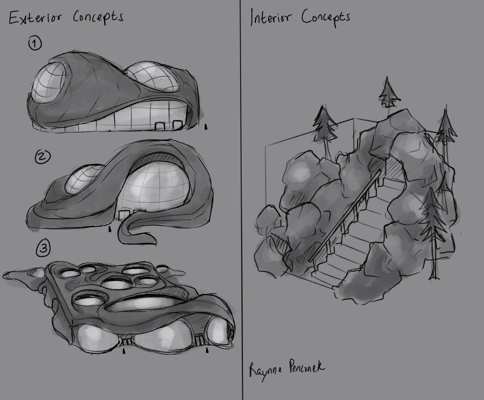 ArtStation - Building Concept Sketches