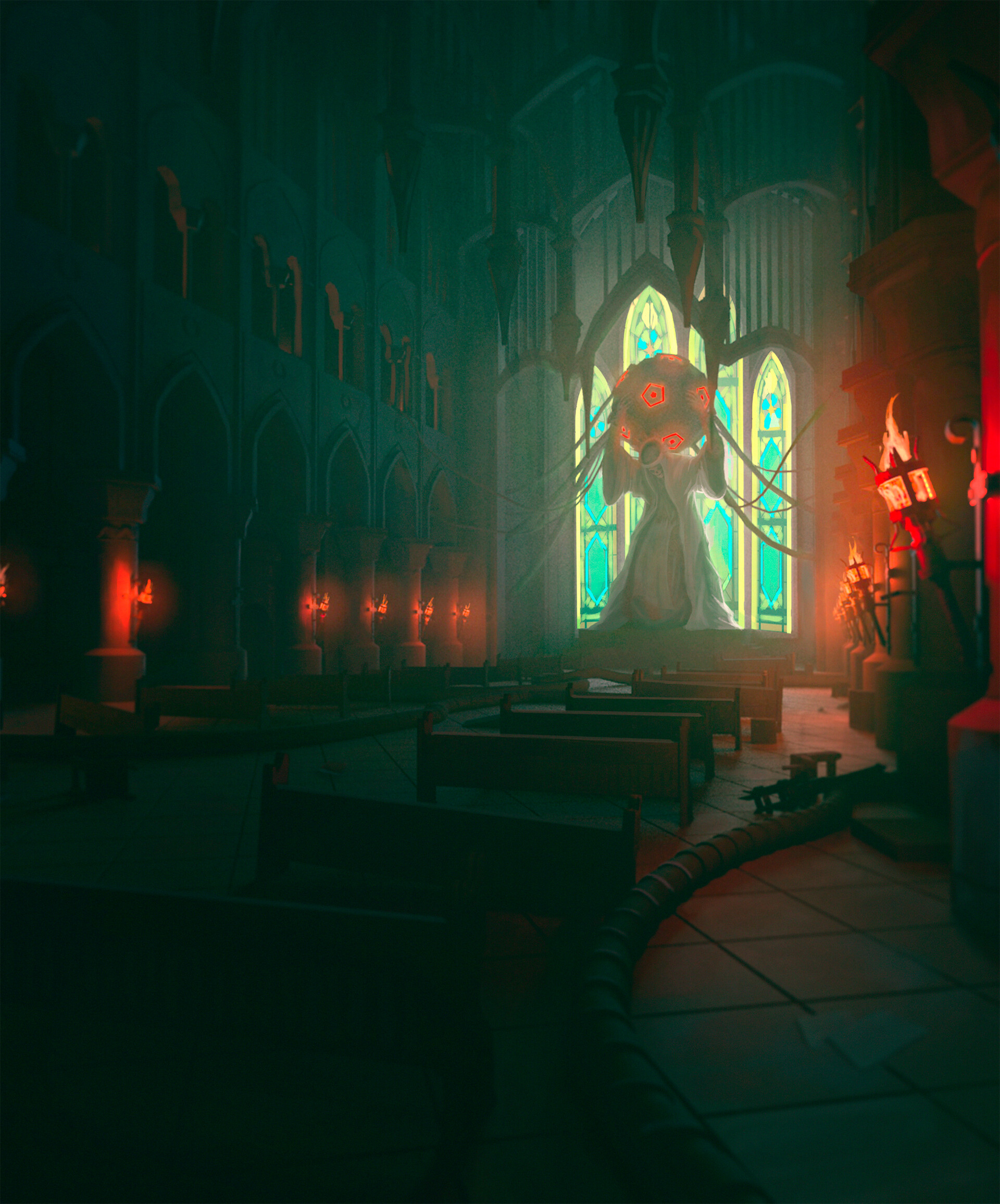 ArtStation - Techno Ritual Church