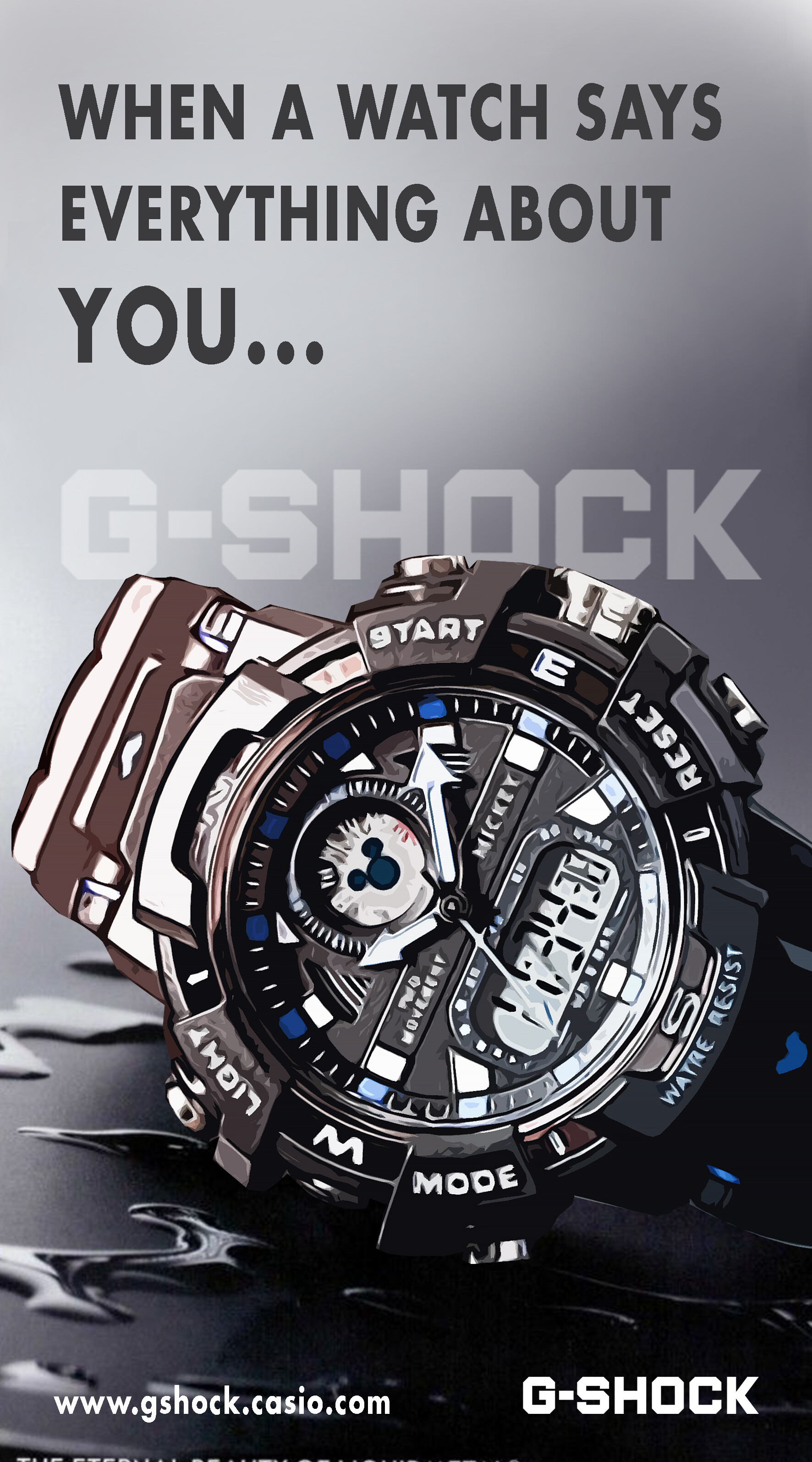 ArtStation - Watch Newspaper advertisement