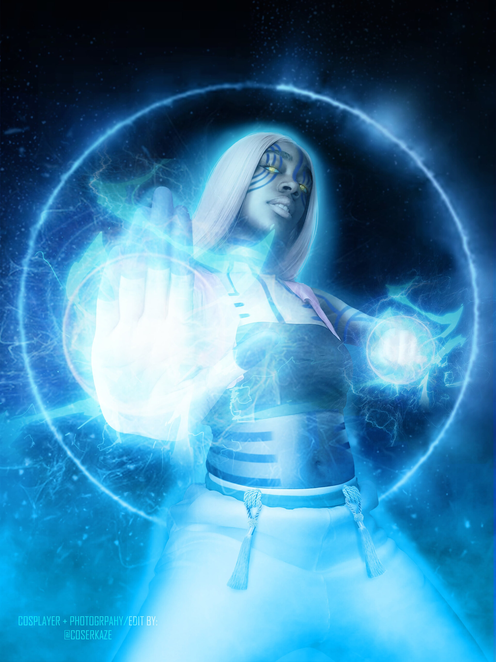 ArtStation - Akaza / Demon Slayer Cosplay Edit