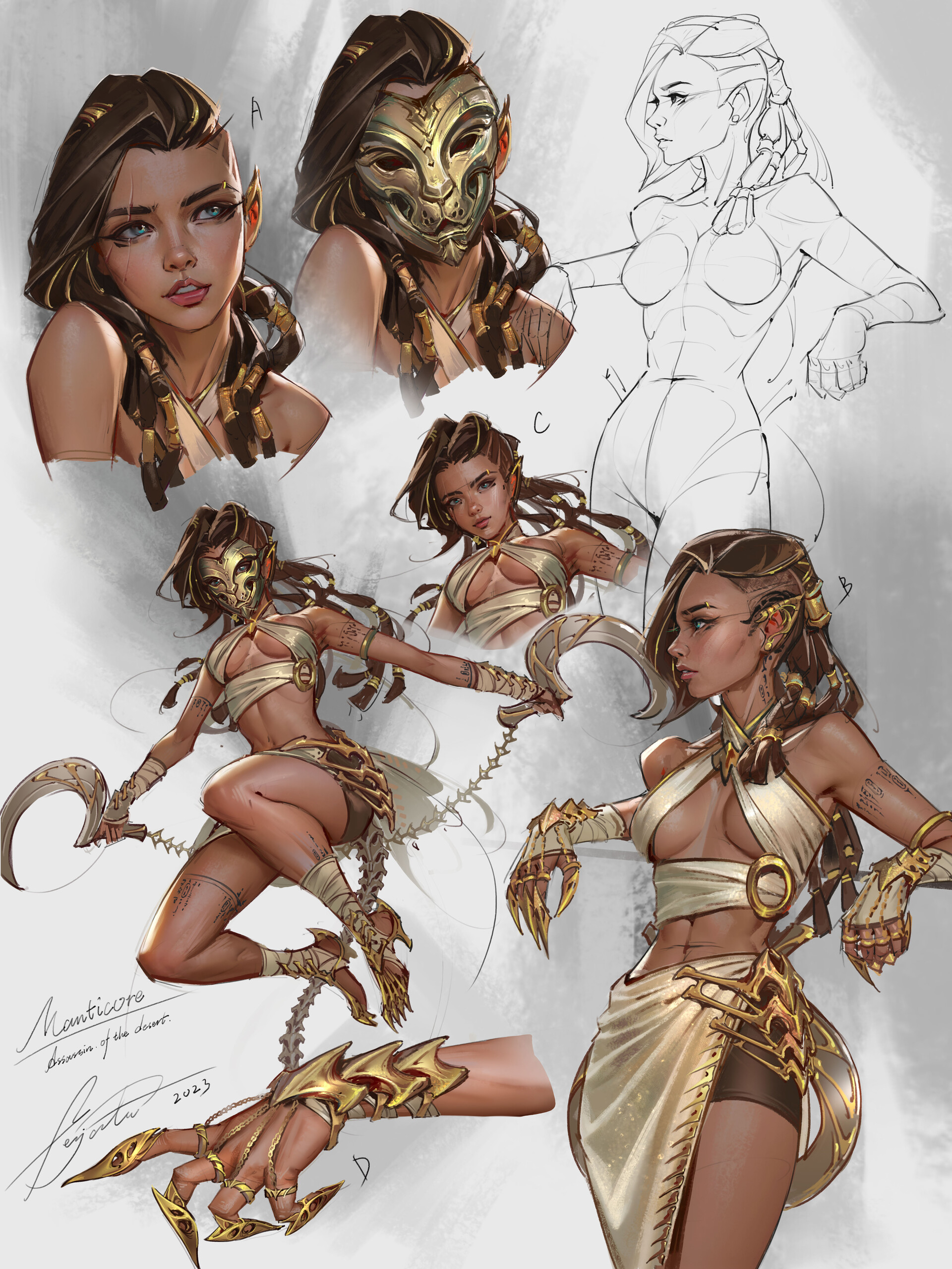 Manticore by Wenmo Zhang : r/ImaginaryAncients Manticore by Wenmo Zhang : r/ImaginaryAncients