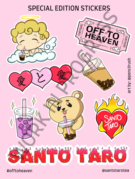 Francisco Torres - SANTO TARO - STICKERS & ILLUSTRATION