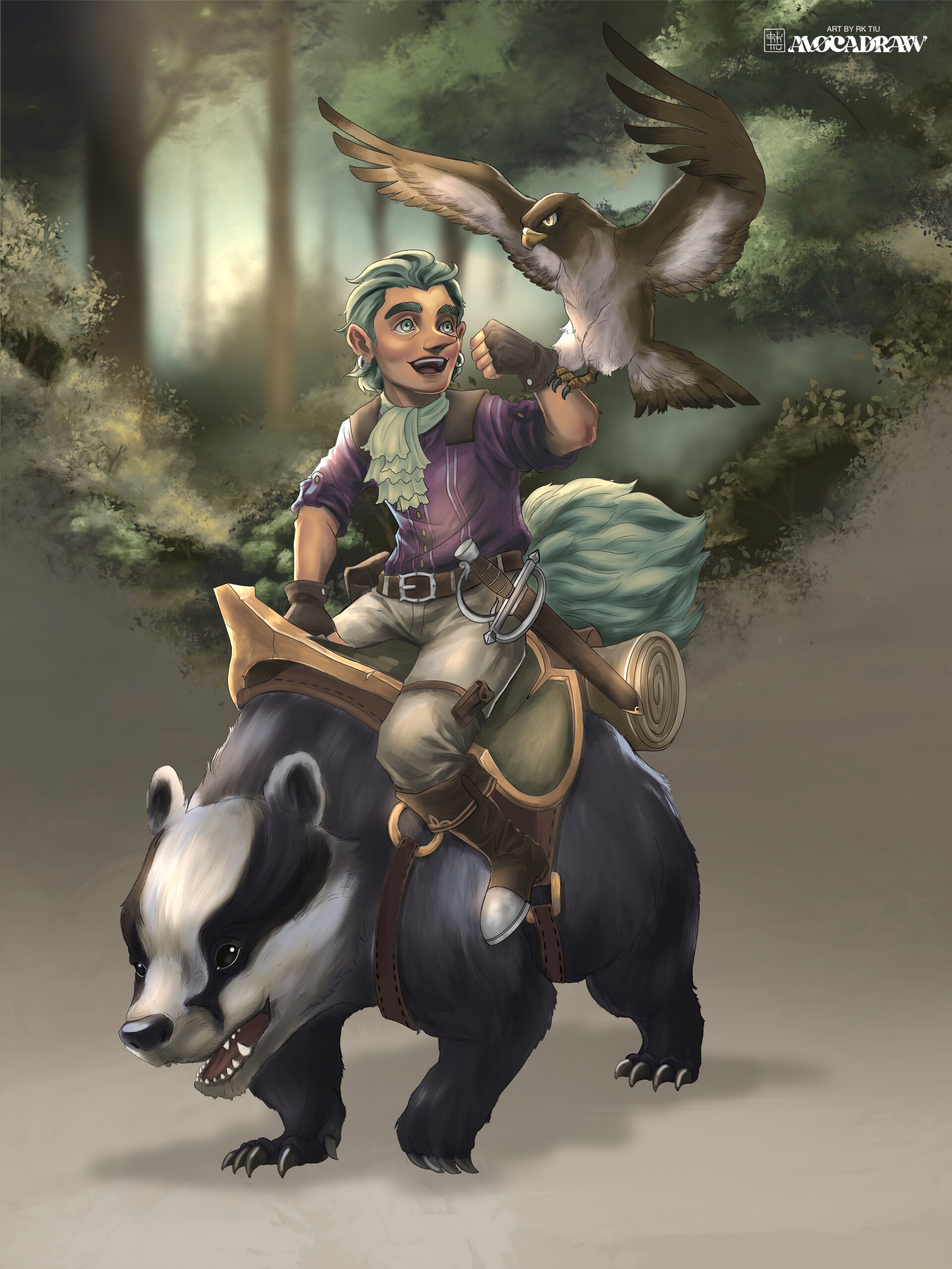 ArtStation - Darwin Percival, a hombrew race