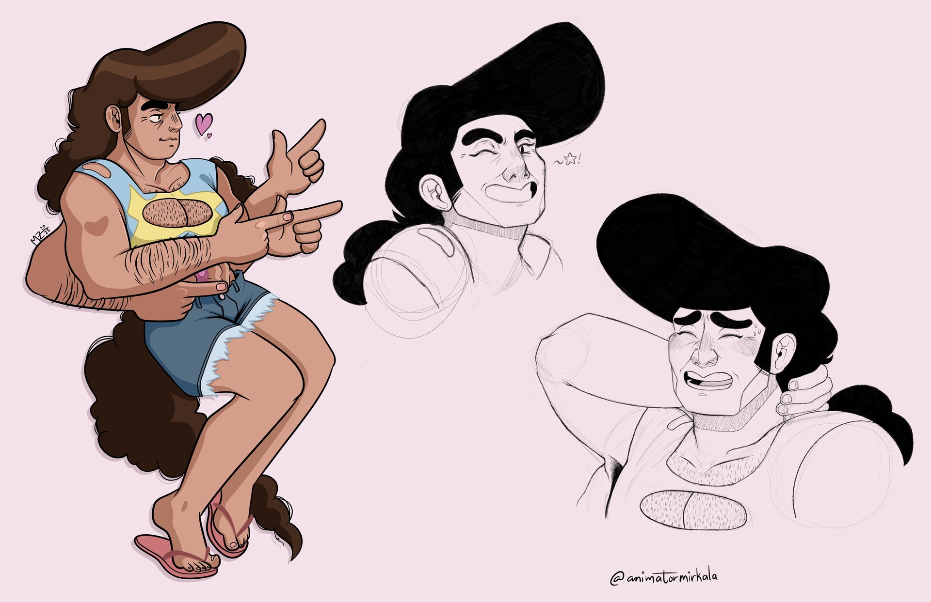 ArtStation - Steg Character Sheet (Steven Universe)