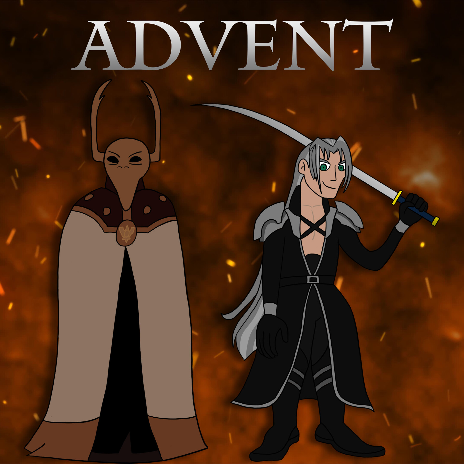 ArtStation - Advent - Emperor Belos and Sephiroth