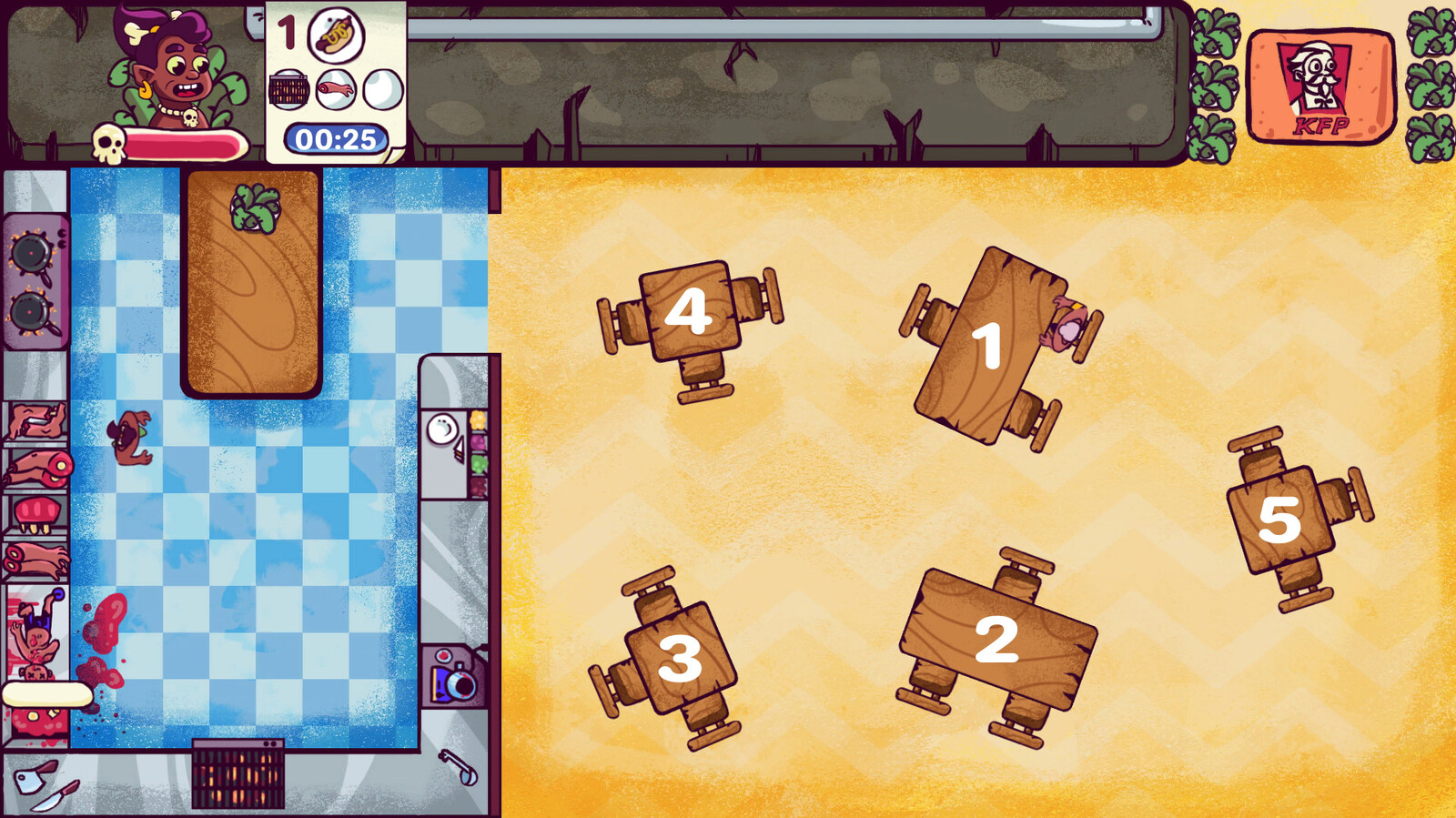 Levente Sáfáry - Cannibal Cooking (Gamejam game)