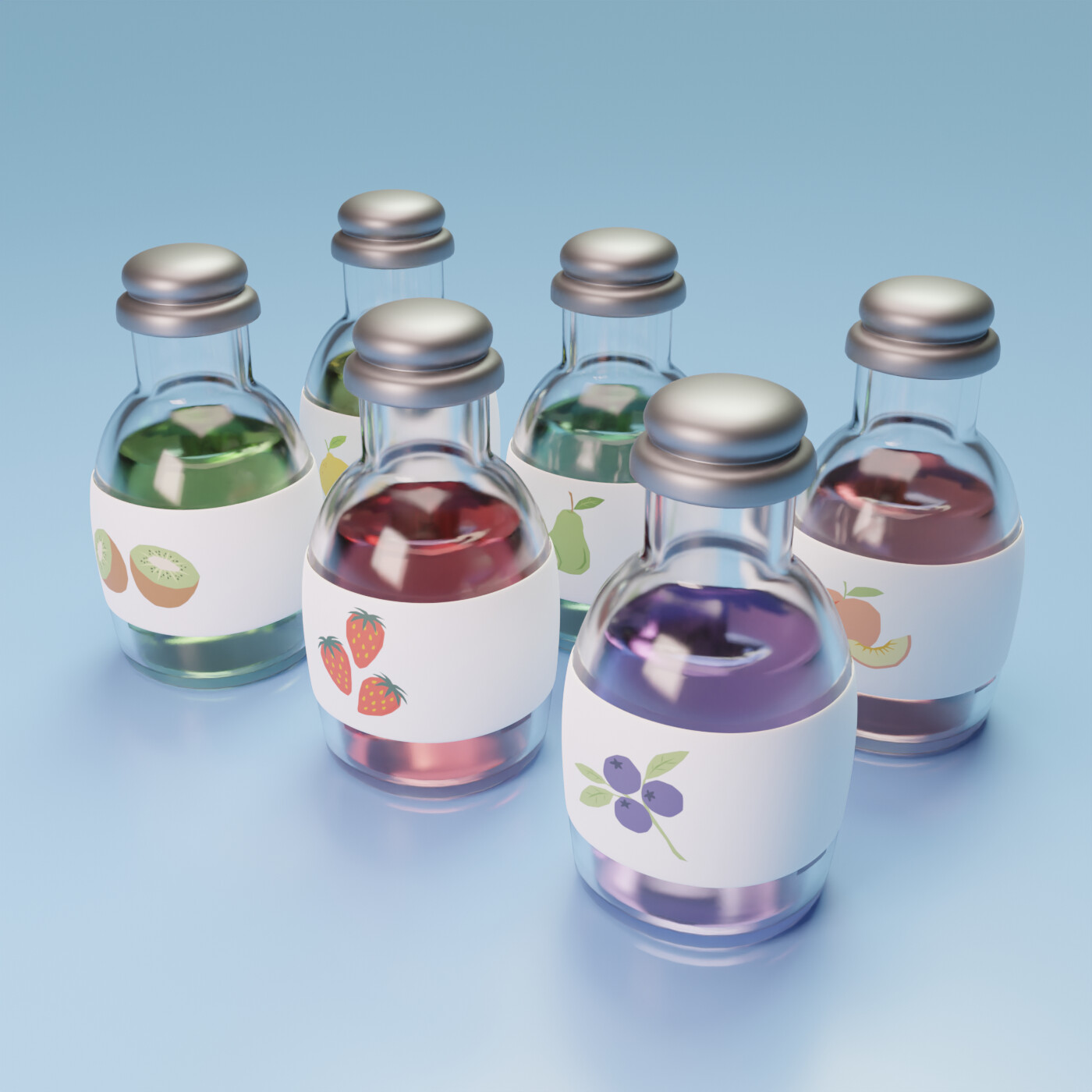 ArtStation - 3D Bottles