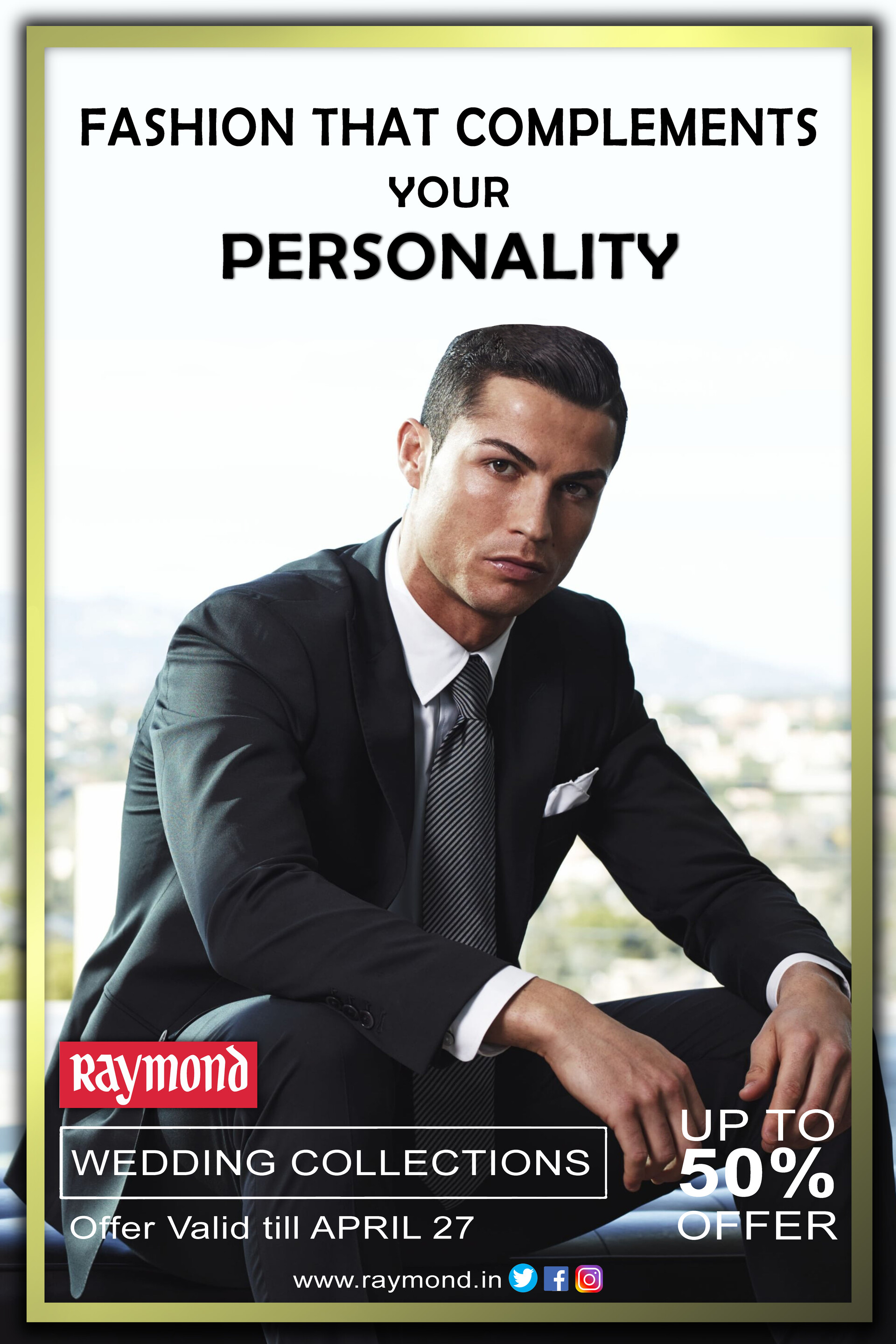 Rajdeep Sarkar - MAGAZINE ADVERTISEMENT (RAYMOND)