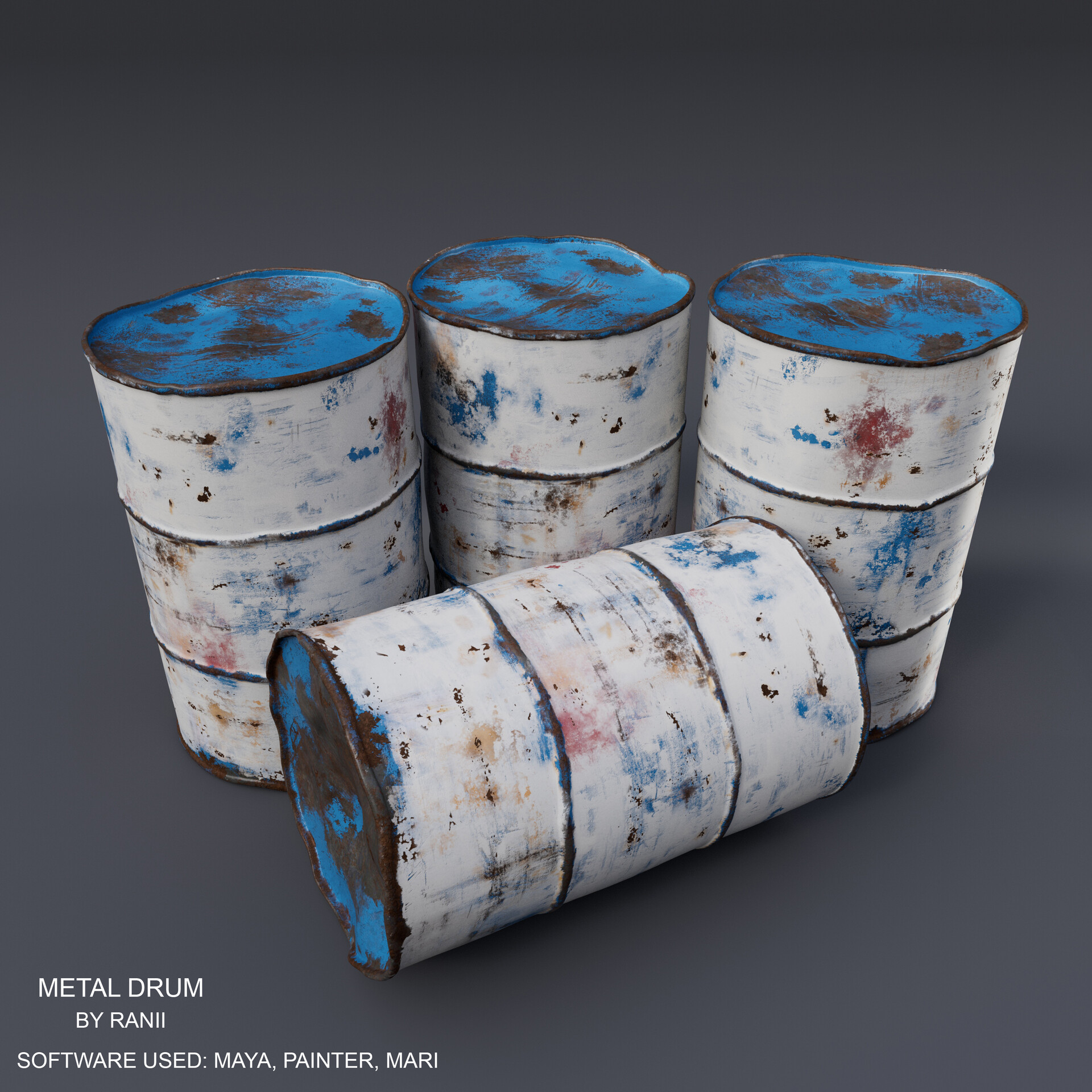 ArtStation - METAL DRUM