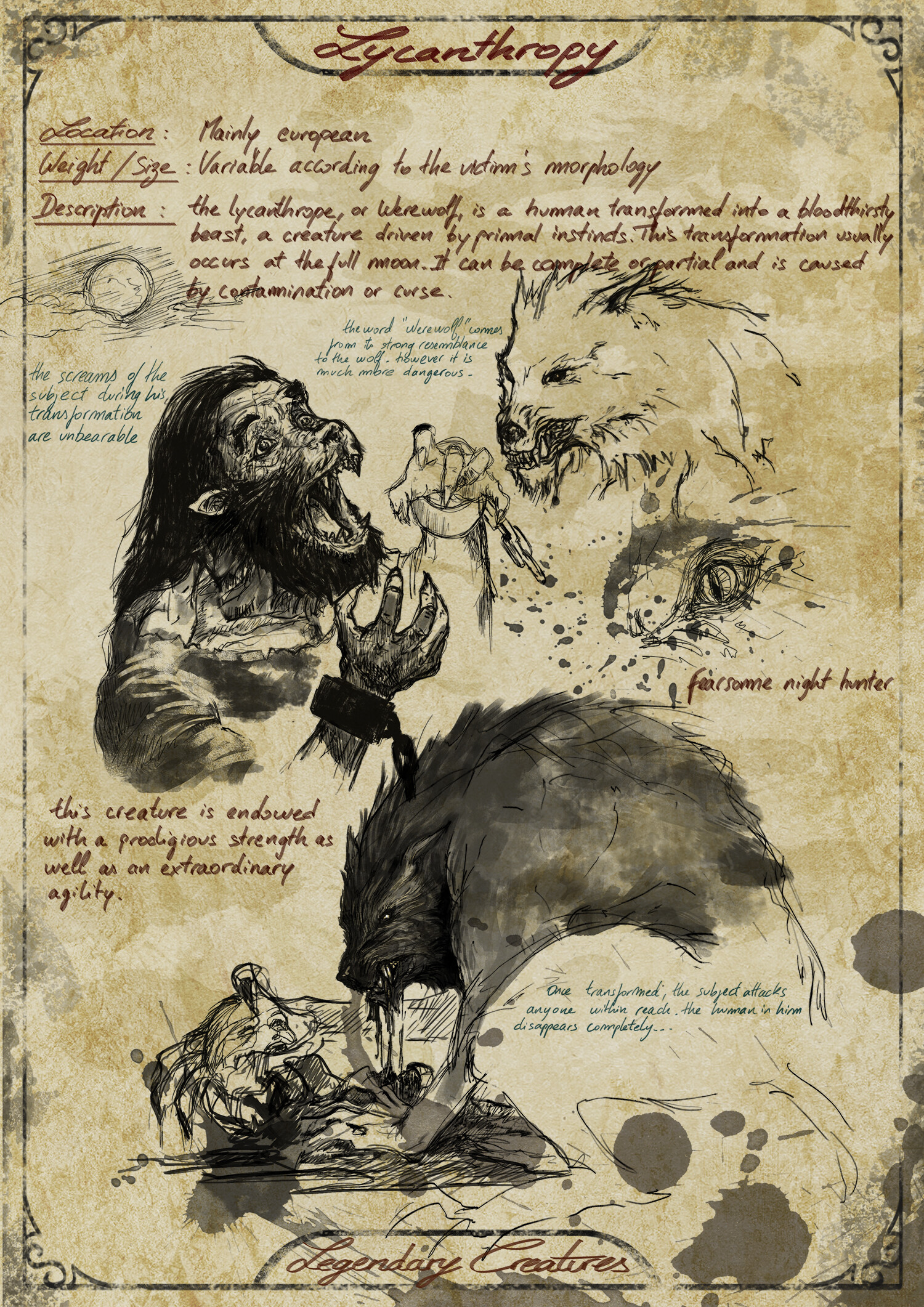 ArtStation - Legendary Creatures - Lycanthropy