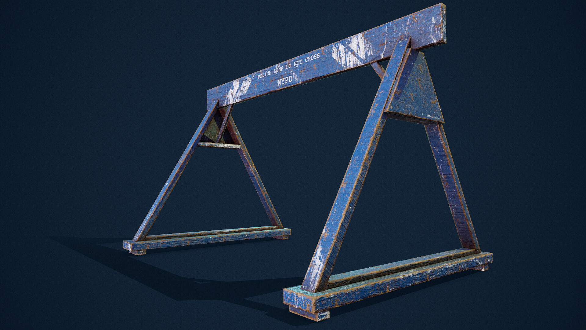 ArtStation - Police Barrier Prop