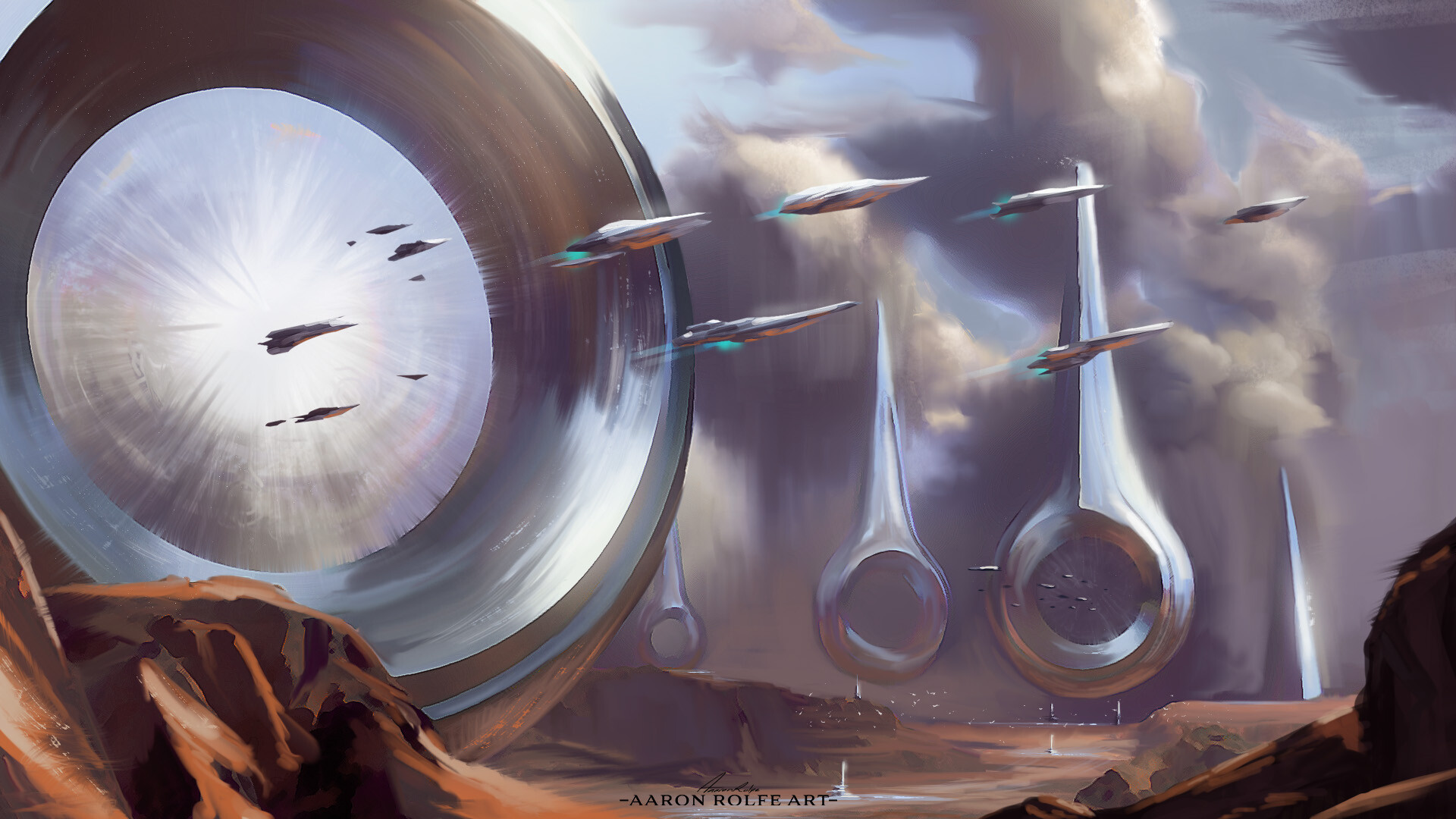 ArtStation - Star Gates-Environment Design Concept