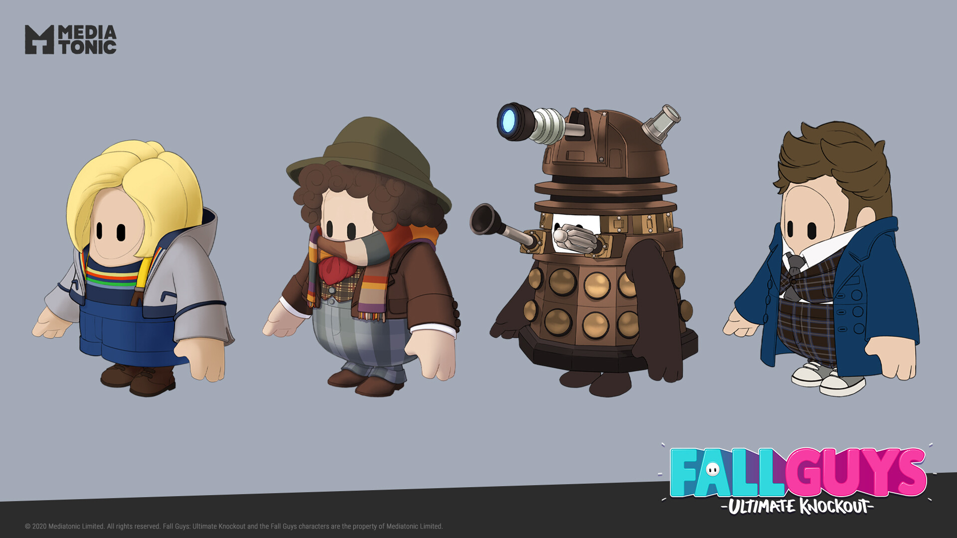 ArtStation - Fall Guys Doctor Who Costumes Concepts