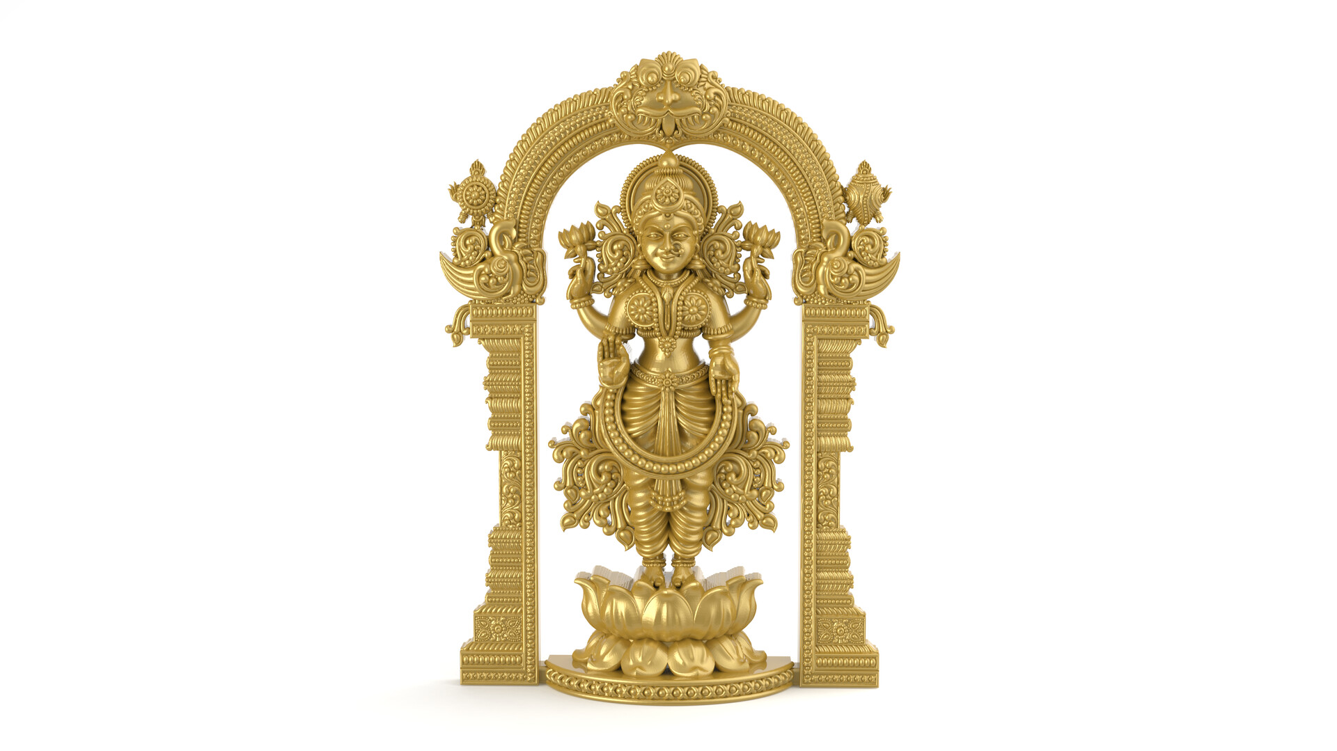 ArtStation - Goddess Lakshmi 3dprint model | lakshmi cad file | laxmi ...
