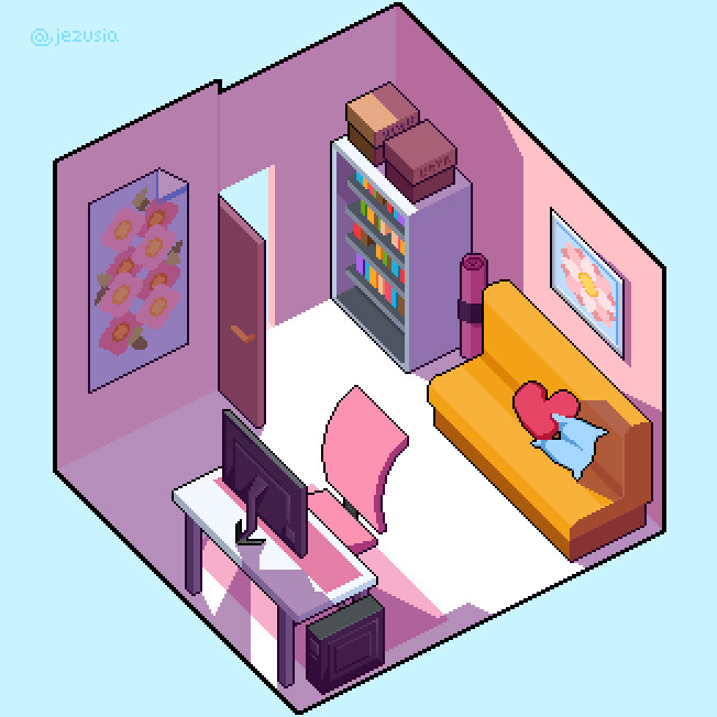 ArtStation - simple room design