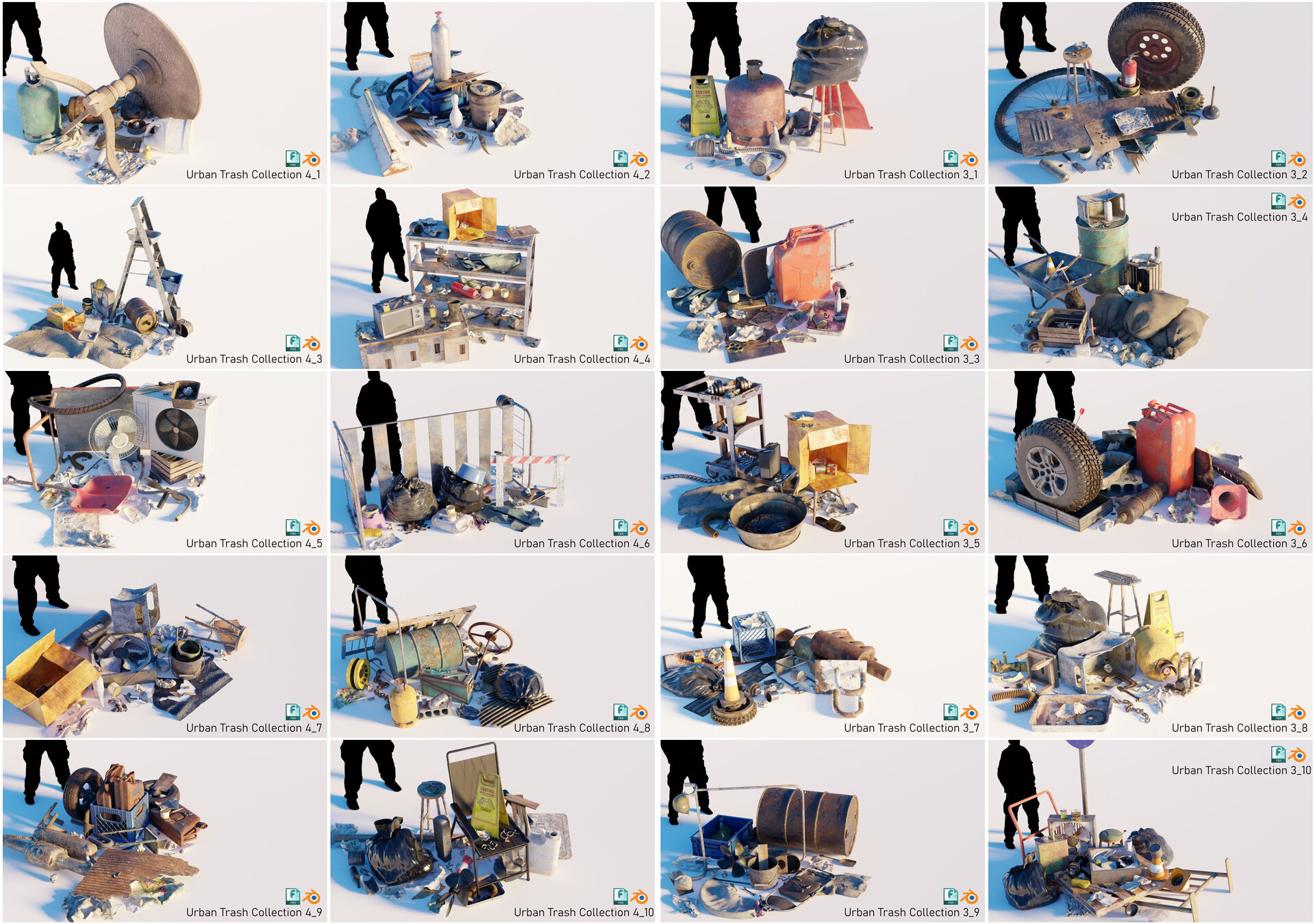 dada design - 100 Urban-Industrial Collections Pack - examples