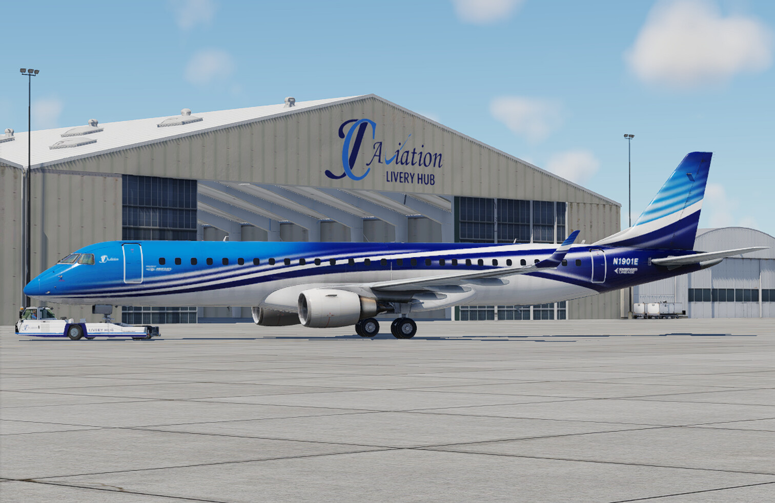 ArtStation - Color in Motion - Business Jet Livery Concept (Embraer ...