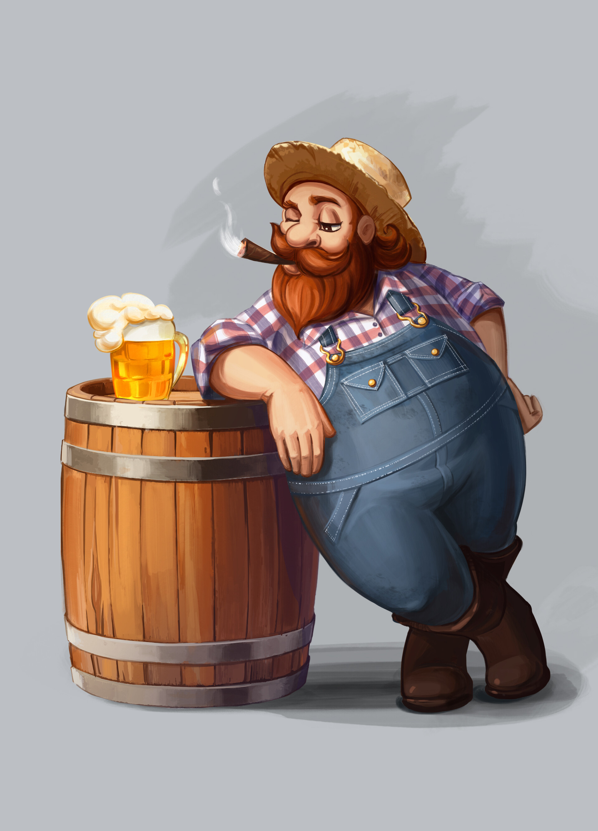 ArtStation - Beer guy