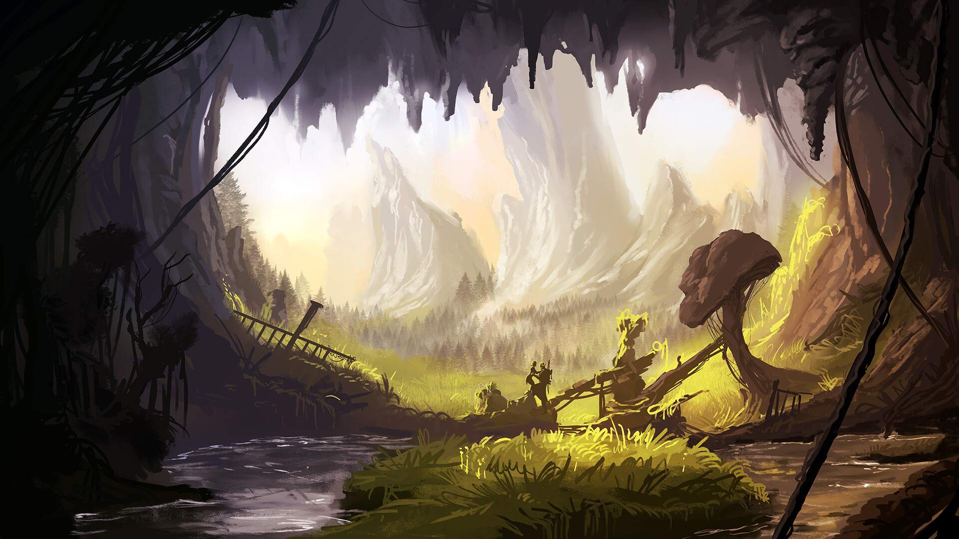 Pond by Laszlo Pinter (Las Pinter) : r/ImaginaryWildlands