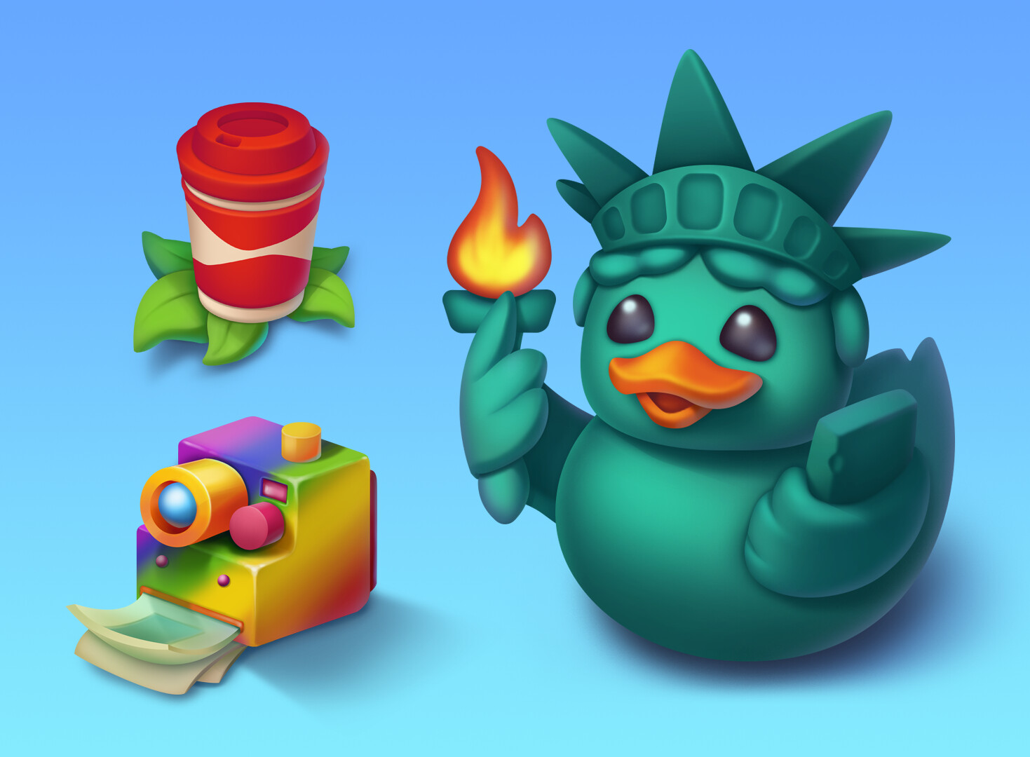 ArtStation - Freedom Duck