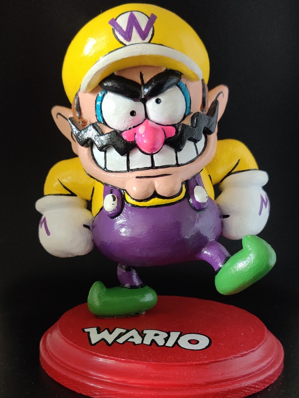 ArtStation - Wario Polymer Clay Figure