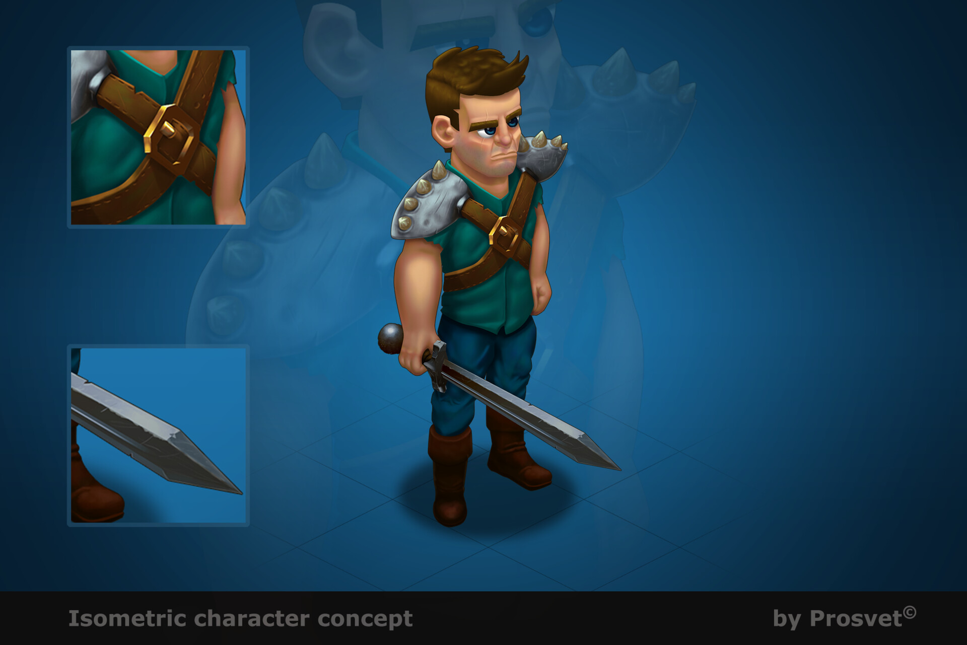 Alexey Demidov - Isometric character concept