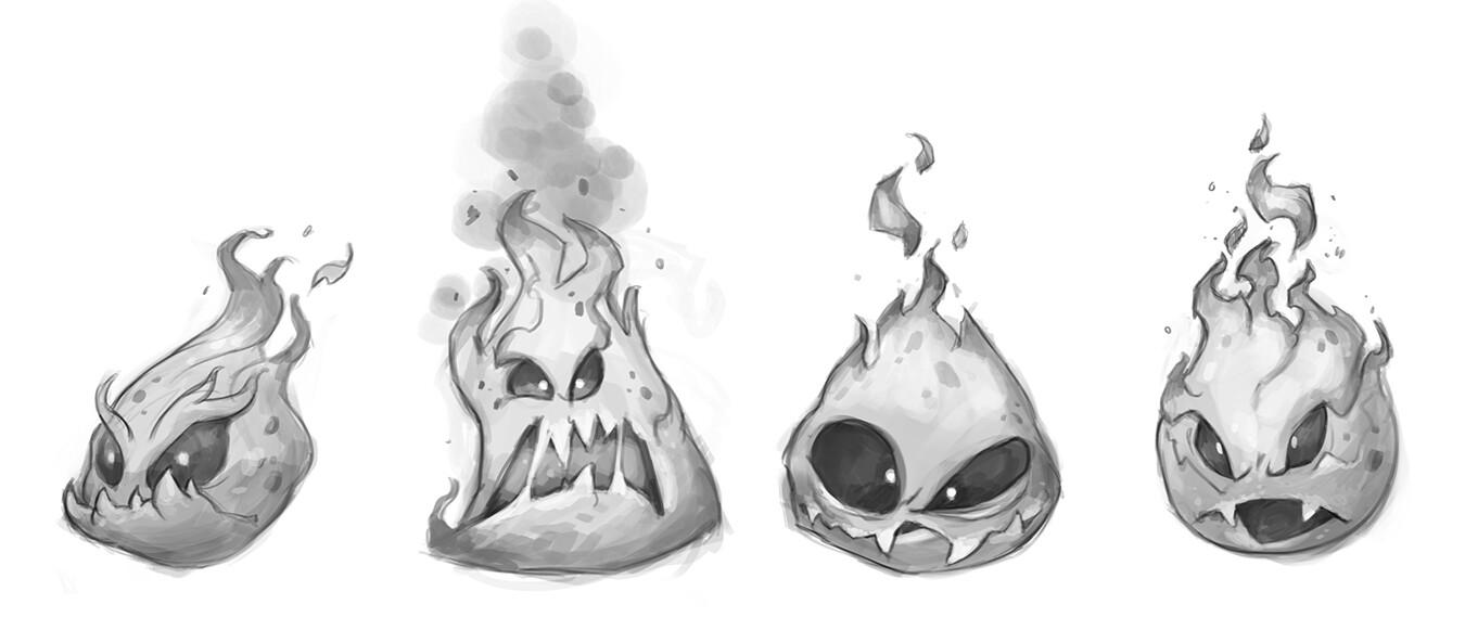 Danny Beck - Concept Art - Game Project (stylized sci-fantasy)