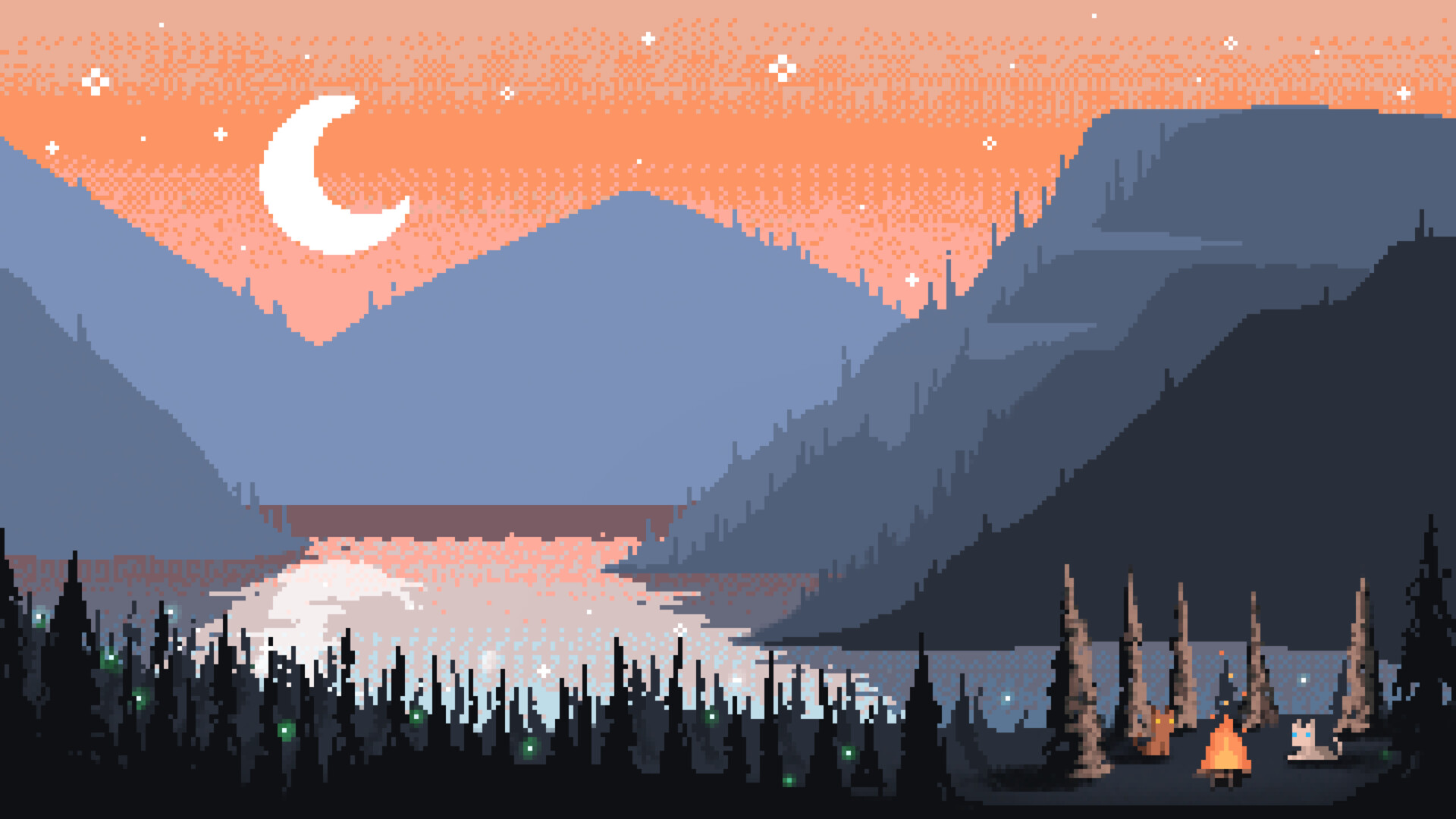 ArtStation - Pixel Mountains