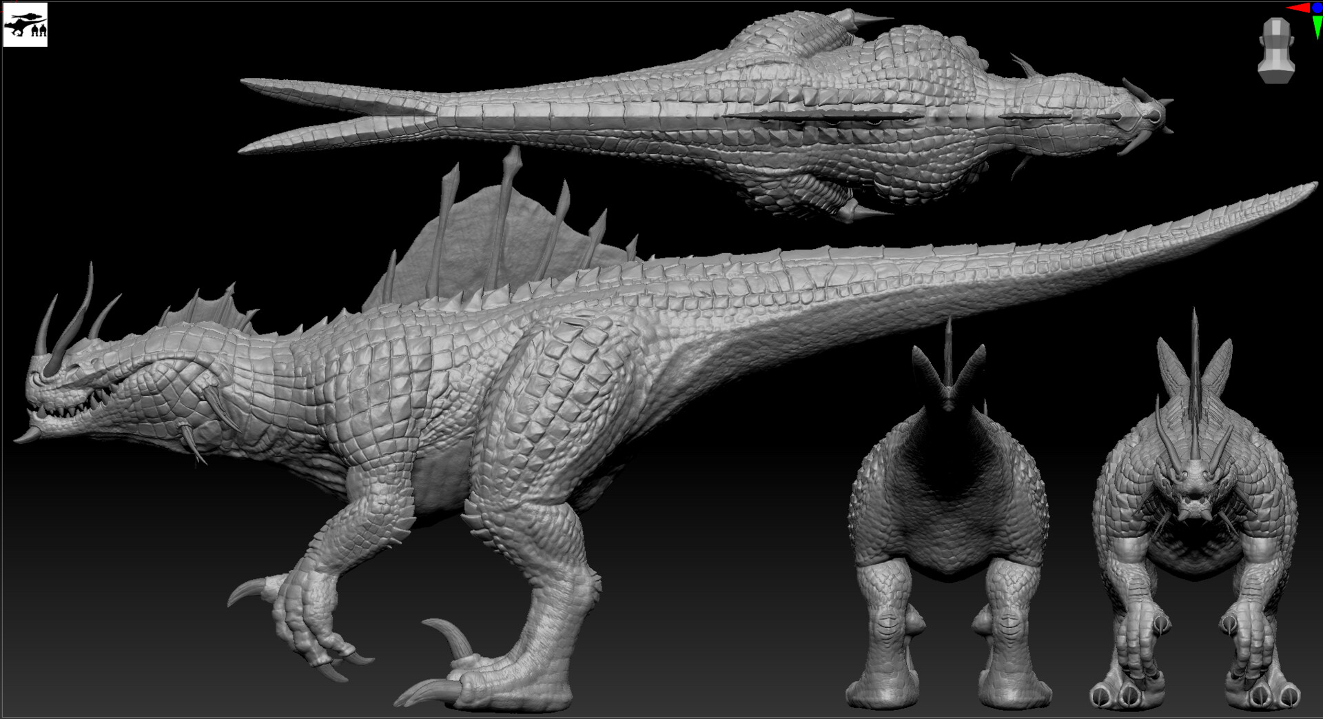 ArtStation - Warhammer Troglodon Sculpt