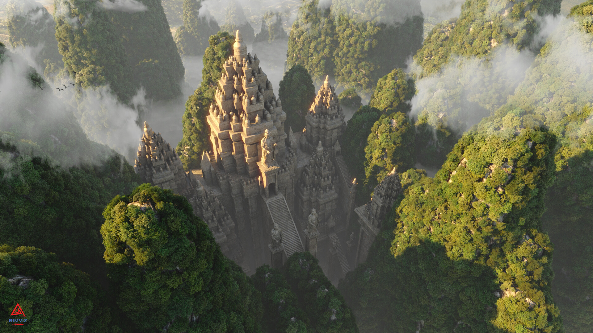 ArtStation - Ancient Temple ( Environment Design & Visualization )