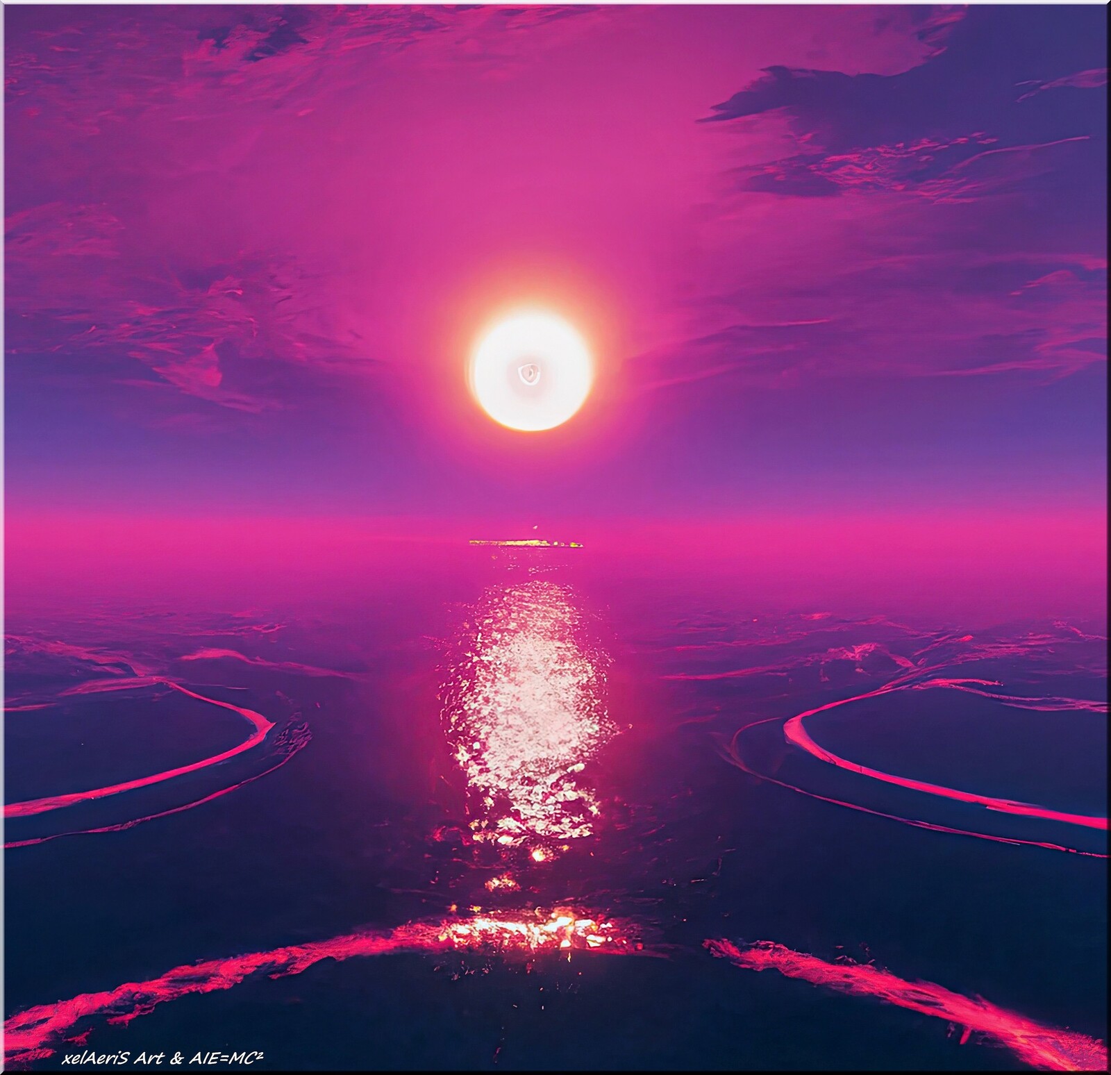 Alexander Engelbrecht - Purple Sunset Ocean