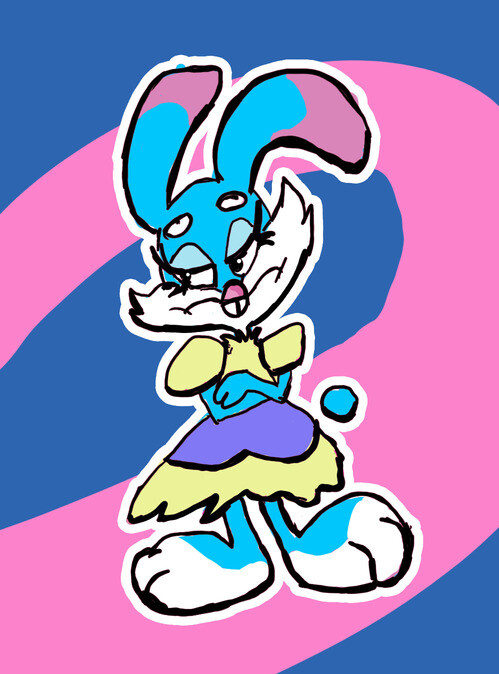 ArtStation - Trixie - Tiny Toons OC