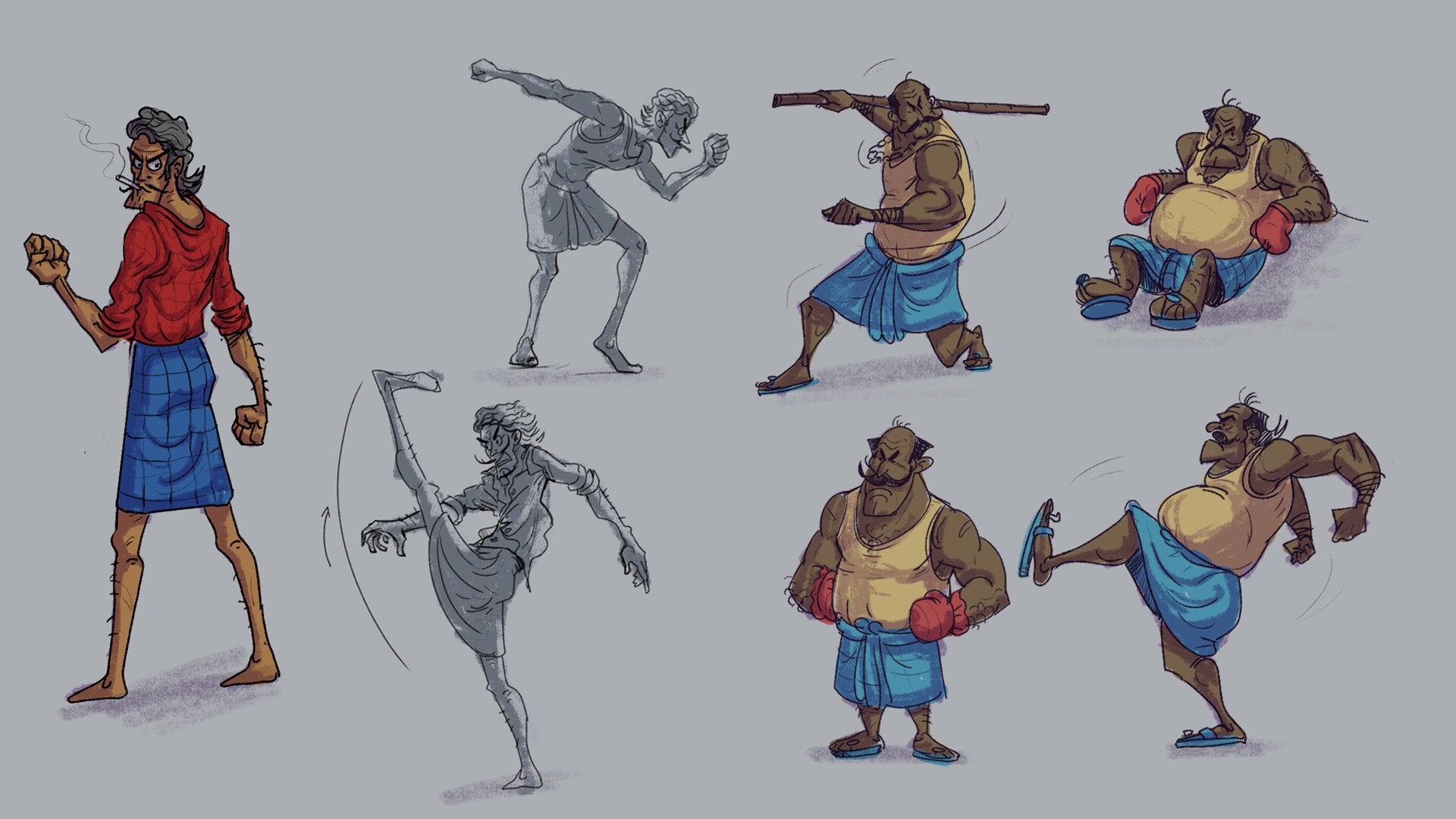 ArtStation - Action poses