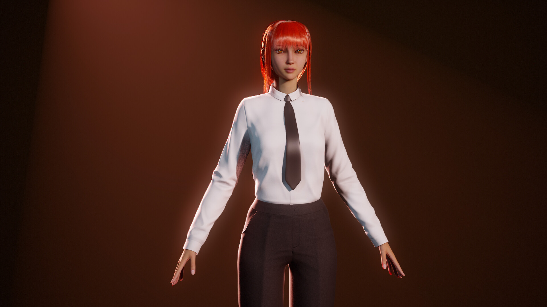 ArtStation - Makima from anime Chainsaw man