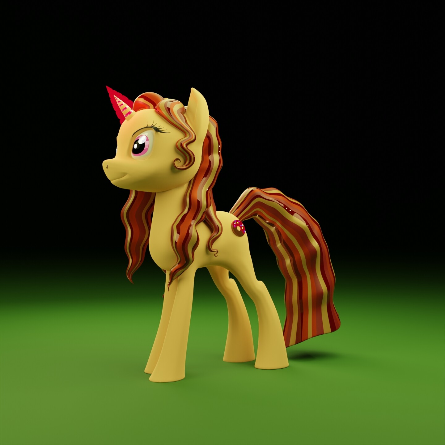 ArtStation - The unicorn pony magical character