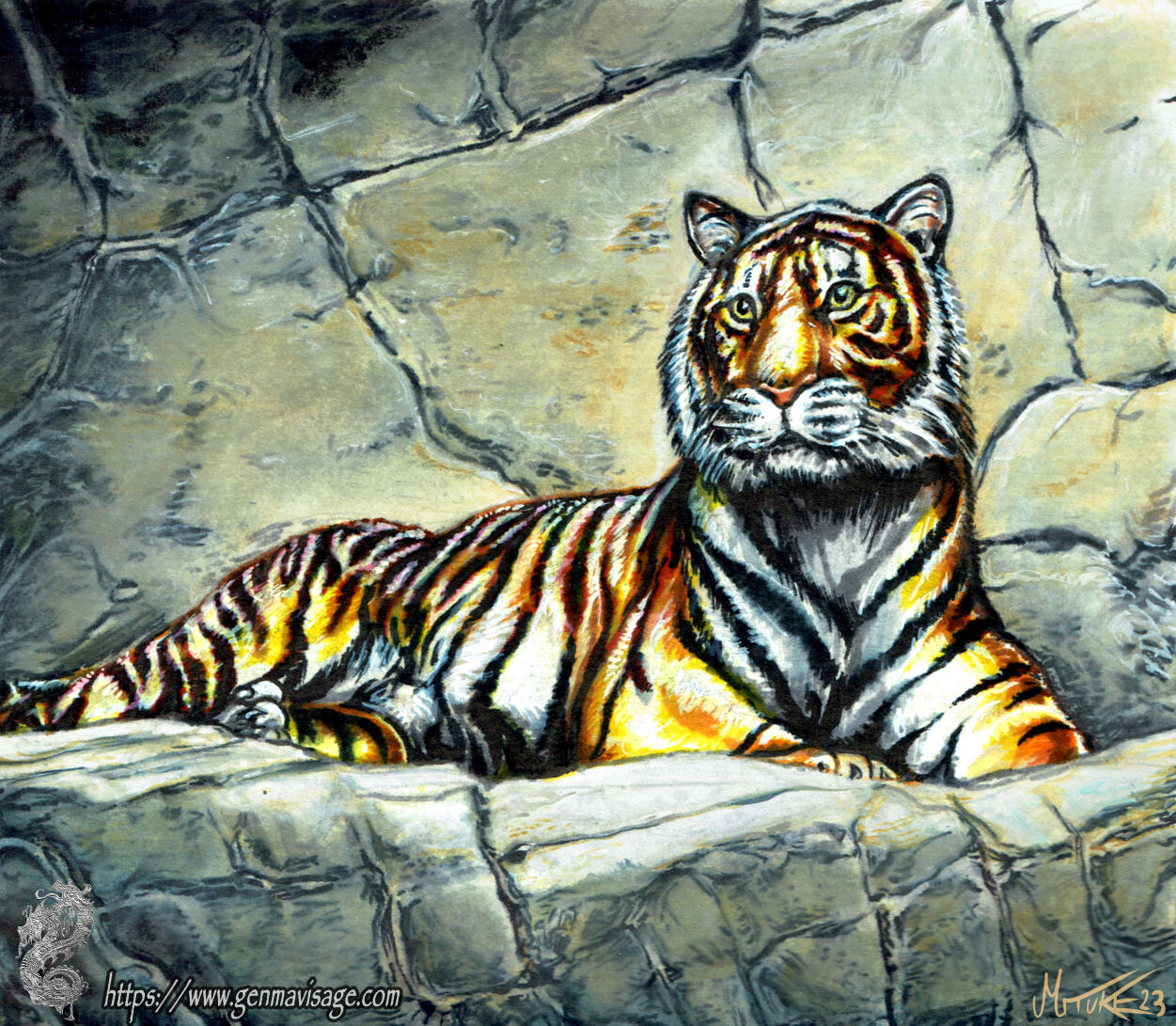 ArtStation - Geisha the London Zoo Tigress.