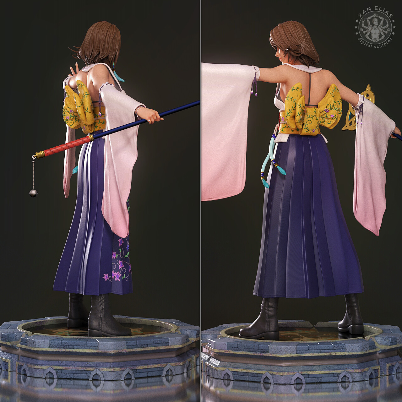 Xan Elías - FFX Yuna 1:4 collectible statue