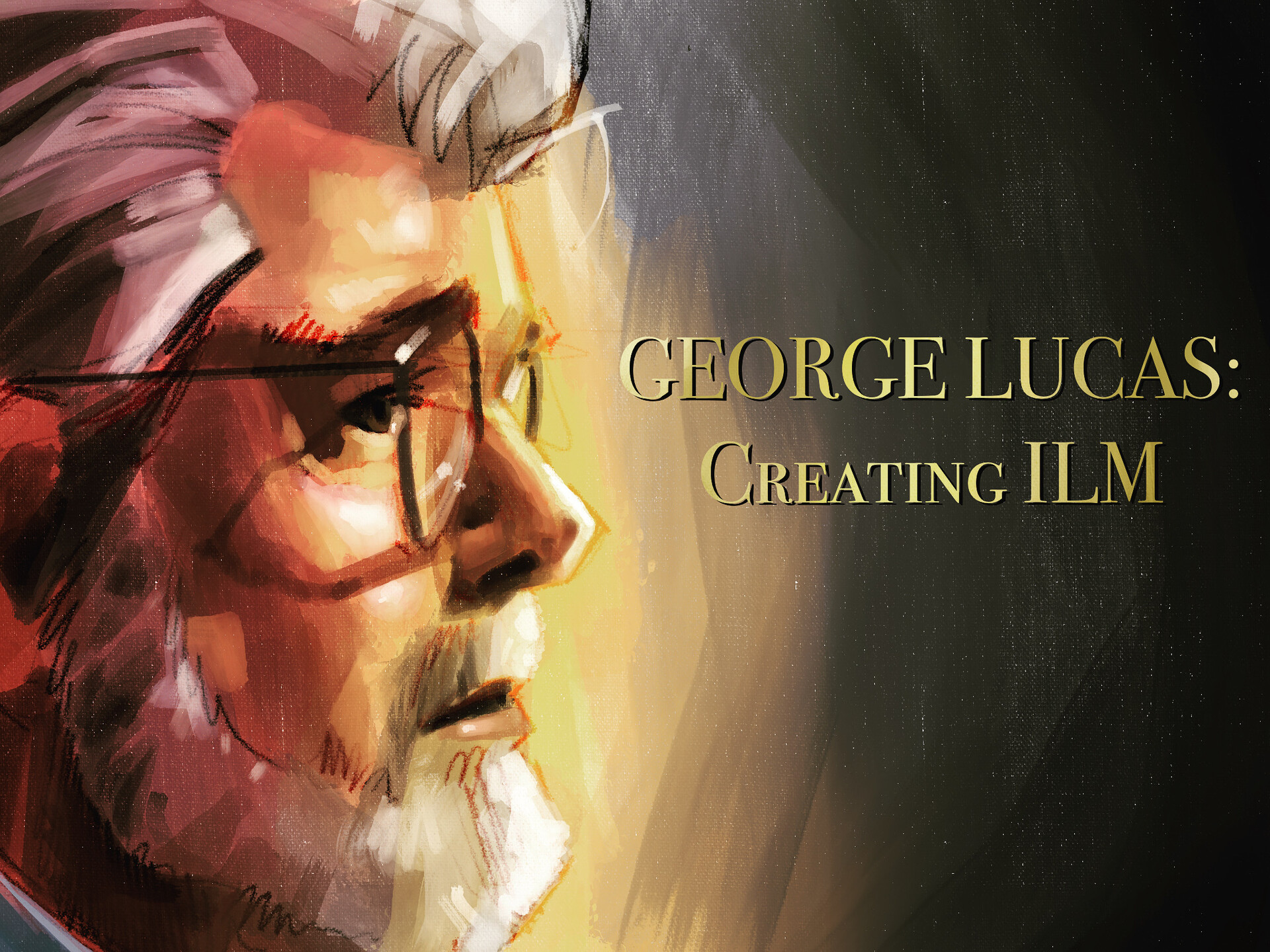 ArtStation - George Lucas Mini-Documentary Cover Illustration