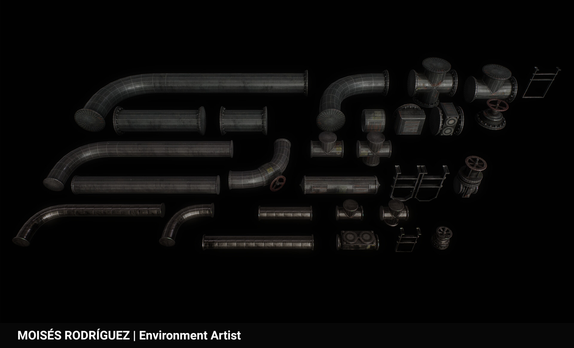 Moisés Rodríguez - Game Ready Modular Pipes Set