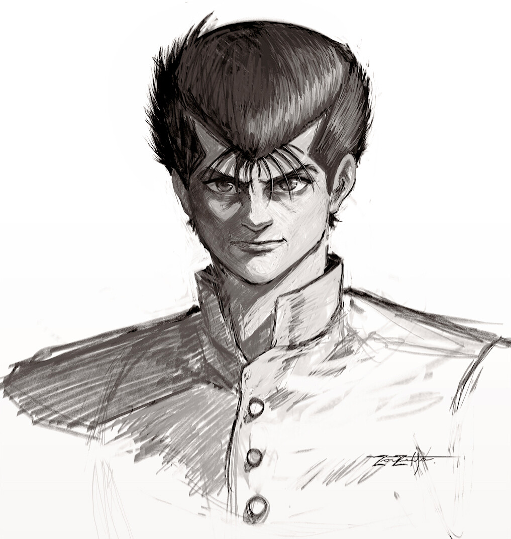 ArtStation - Yusuke - Yu Yu Hakusho