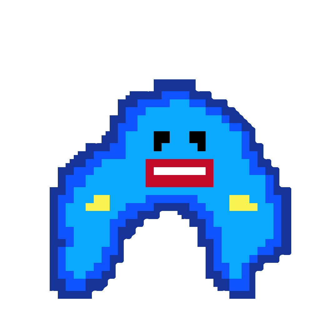 ArtStation - blue monster.